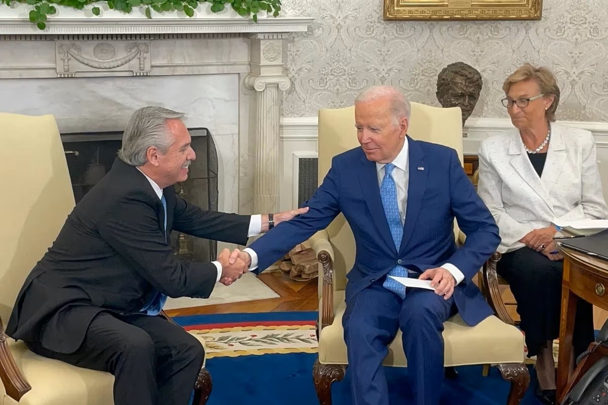 Terminó la reunión de Alberto Fernández y Joe Biden en la Casa Blanca ...
