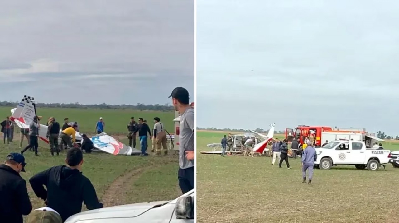 Cayó una avioneta durante la inauguración de una feria rural en Chaco: dos muertos | InfoVeloz.com